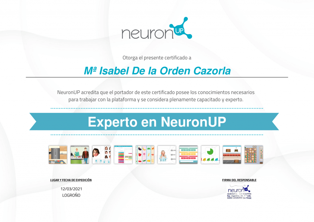 Experto en NeuronUP | ISANEP - Neuropsicología y Psicoterapia